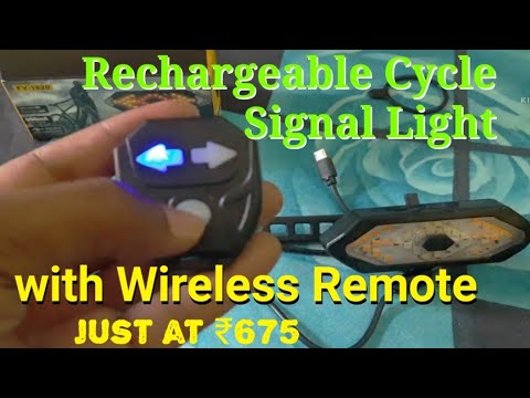 Wireless Rechargeable Cycle Signal Light How It Works Useful Cycle