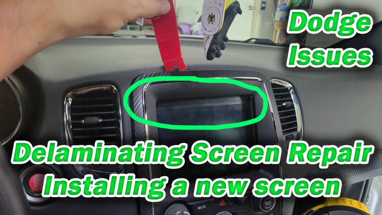 Delaminated Dodge Radio Screen Change Repair Swap Diy Youtube