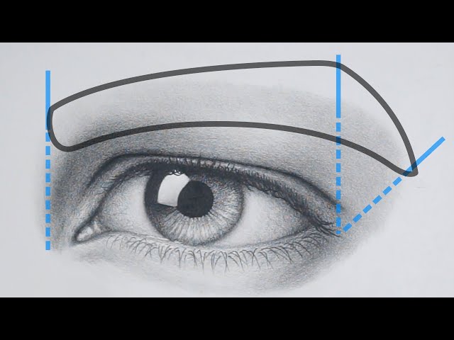 How To Draw Thick Eyebrows Step By Step