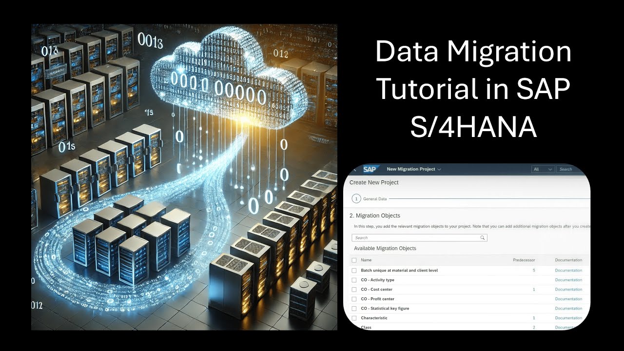 Sap S 4hana Migration Cockpit Tutorial Youtube