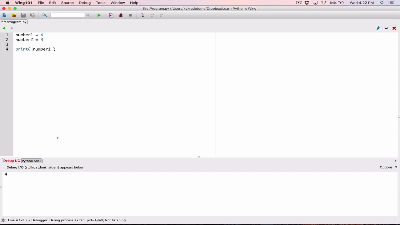 4 Variables Learn Python Youtube