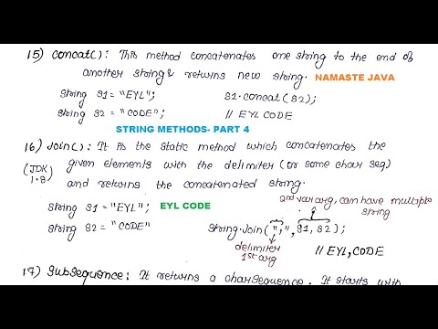 Java 068 String Methods Part 4 In Java Youtube