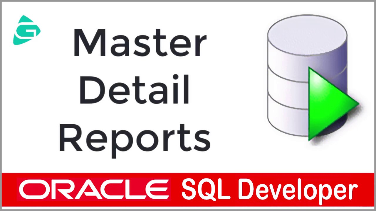 Oracle Sql Developer Master Detail Drill Down Report Youtube