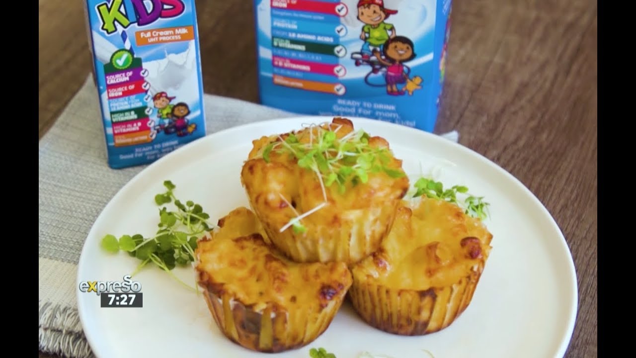 Recipe Mac And Cheese Cups Clover Nutrikids Youtube