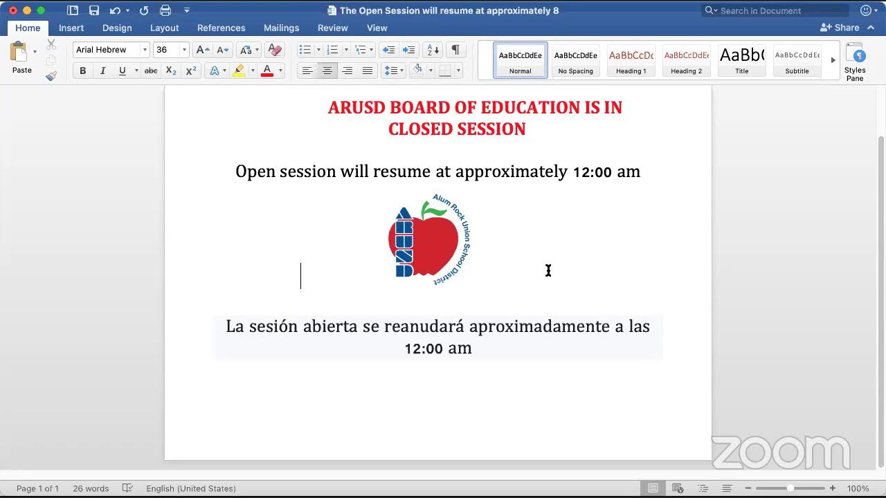 Board Meeting Youtube