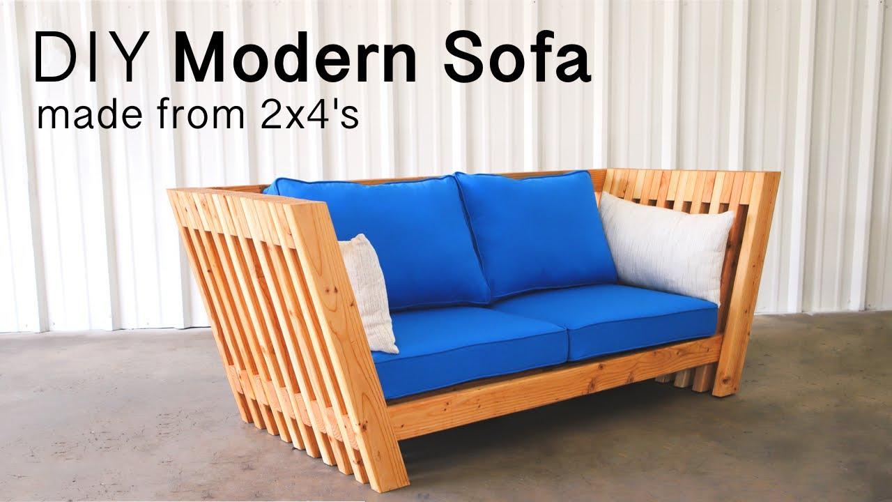 Diy 2x4 Outdoor Sofa Do It Yourself