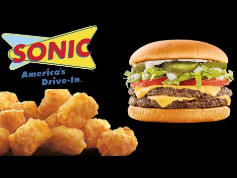 Sonic Drive In Supersonic Double Cheeseburger Carbang Youtube