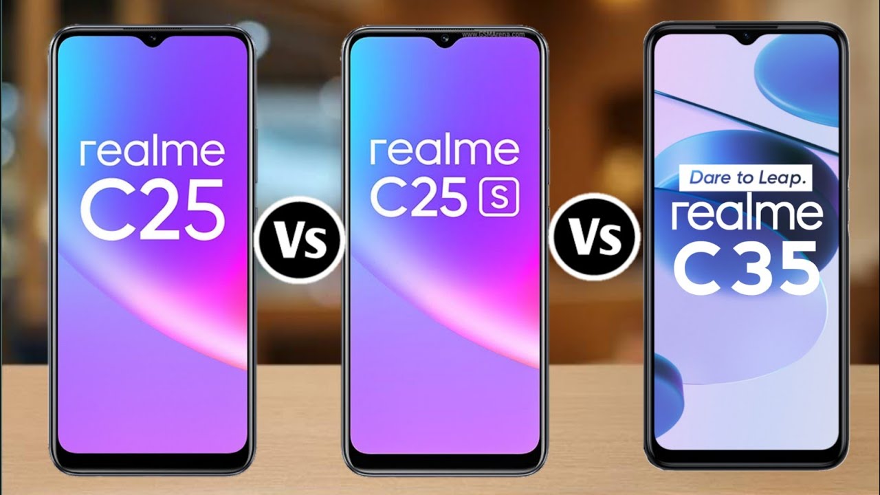 Realme C25 Vs Realme C25s Vs Realme C35 Youtube