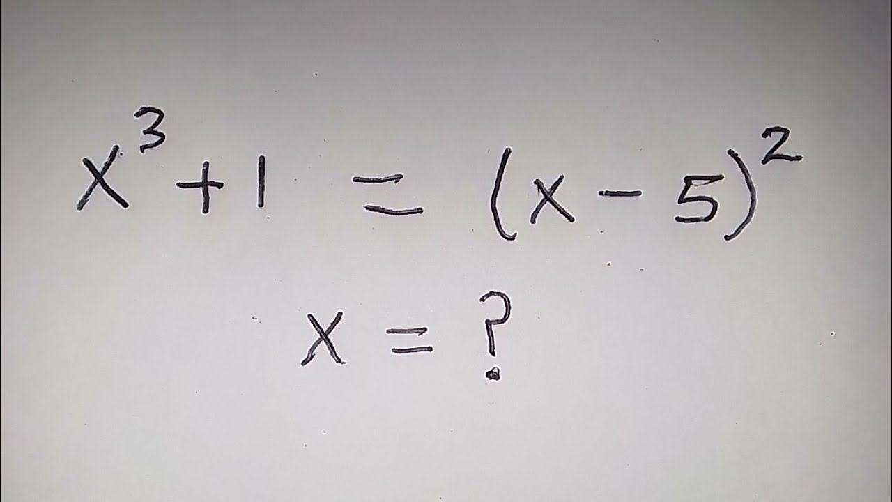 A Nice Math Olympiad Problem Youtube