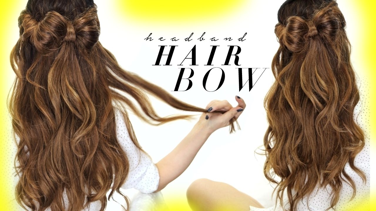Hair Bow Tutorial Hairstyle Half Updo Hairstyle Guides
