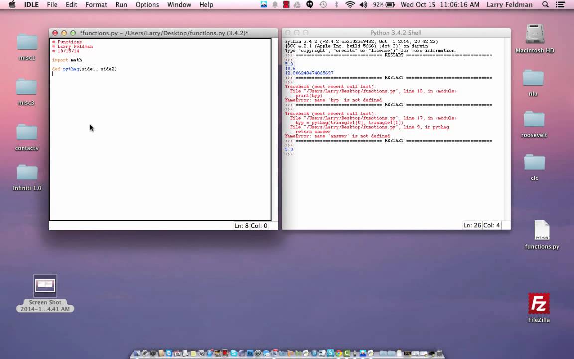 Custom Functions In Python Youtube