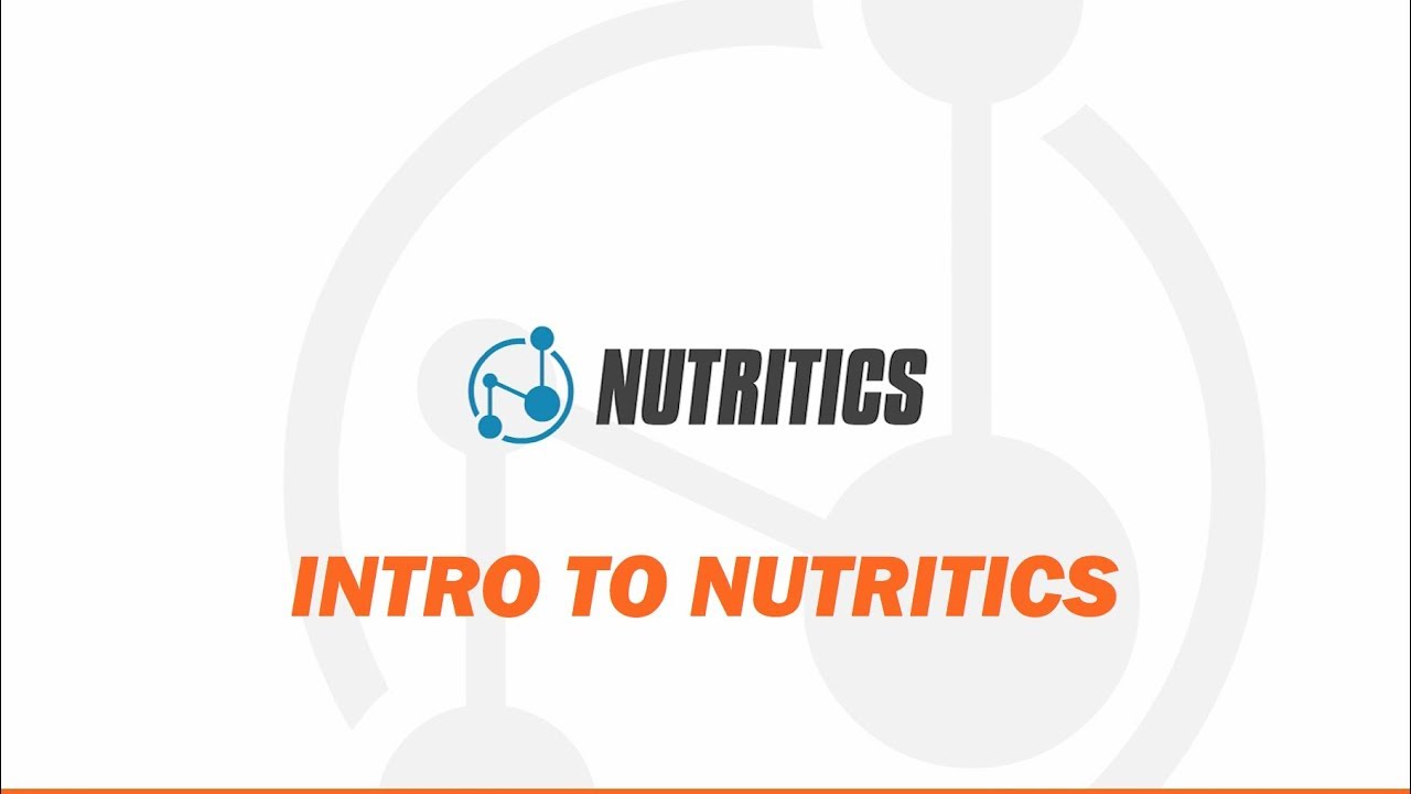 Intro To Nutritics Youtube