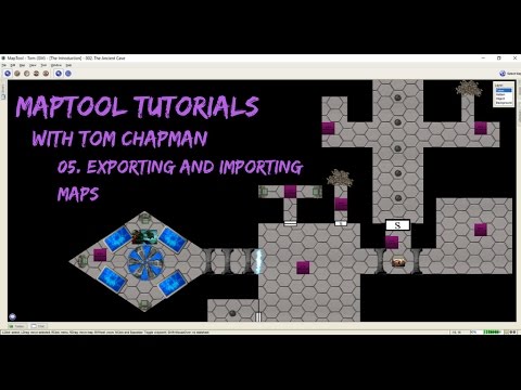 Maptool Tutorial 05 Exporting And Importing Maps Youtube