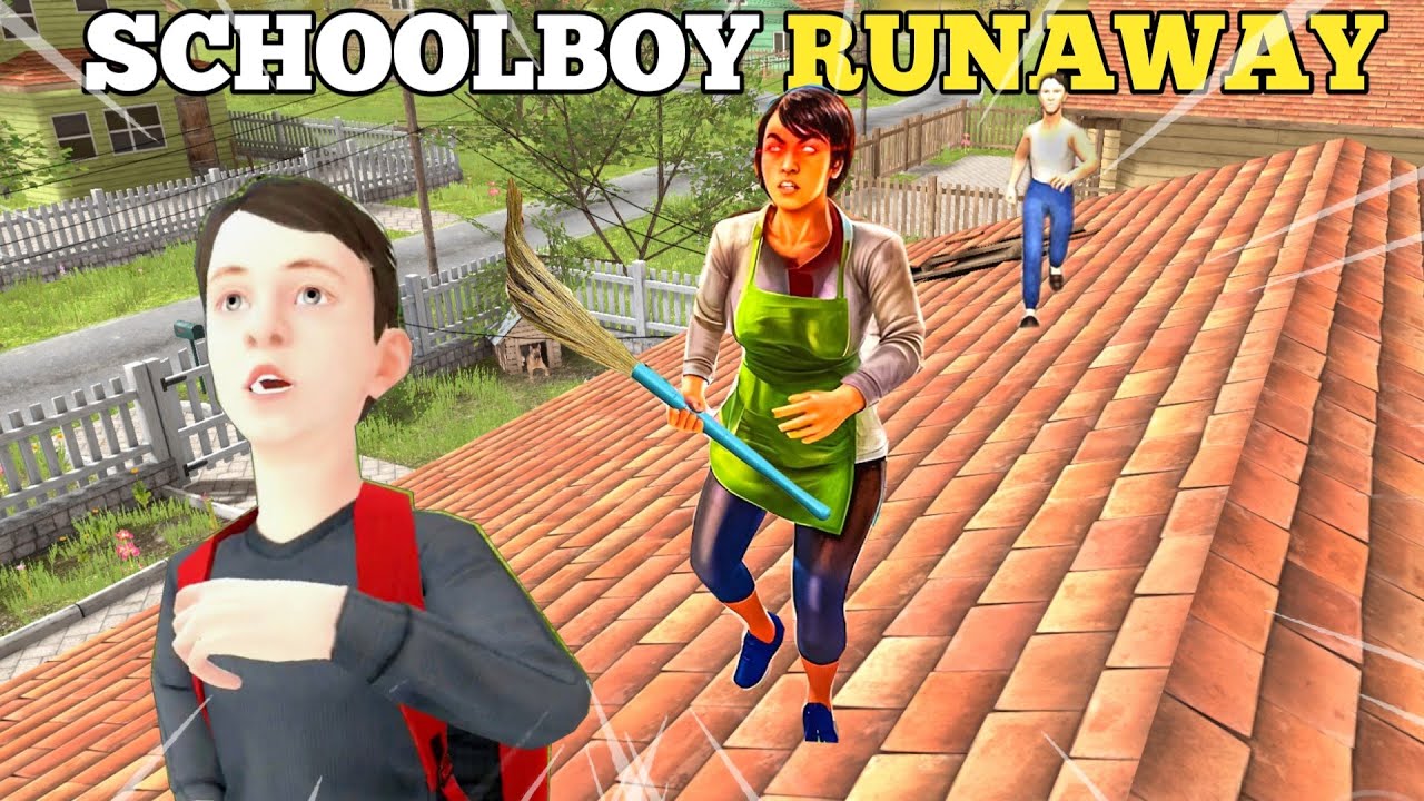 School Boy Runaway Rooftop Escape Gameplay Youtube