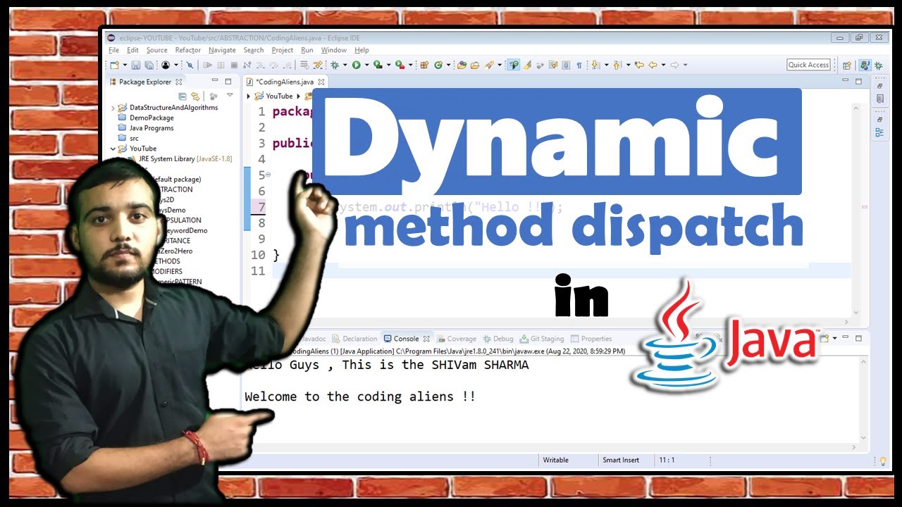 Dynamic Method Dispatch In Java Coding Wallah Youtube