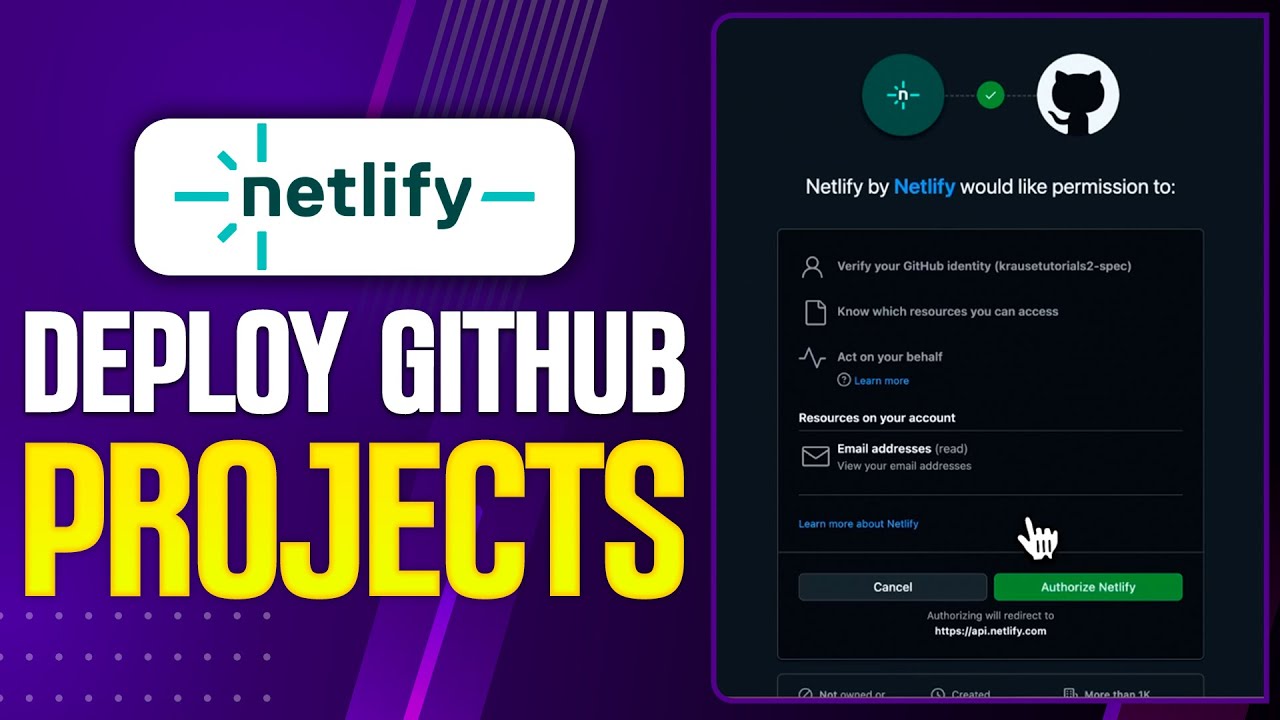 How To Deploy Github Projects On Netlify 2026 Updated Tutorial Youtube