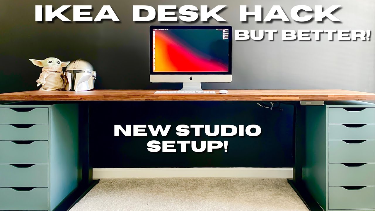 Long Ikea Desk Hack At Imogen Parry Okeden Blog