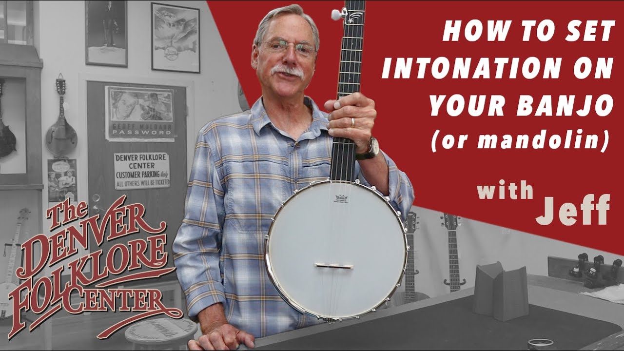 How To Set Intonation On Your Banjo Or Mandolin Youtube