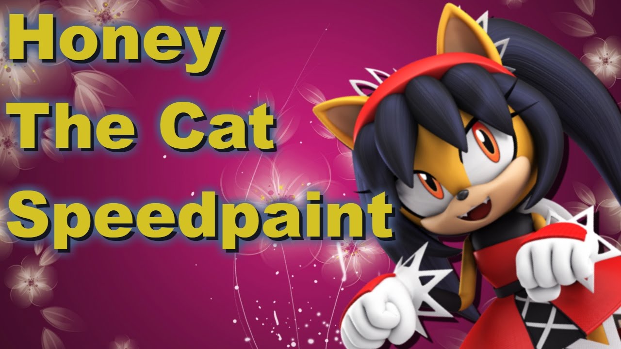 Honey The Cat Speedpaint Youtube