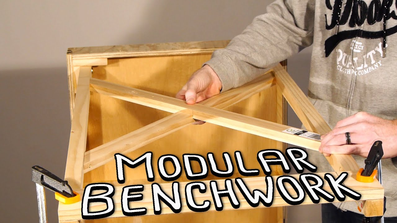 Building A Model Railway Part 1 Modular Benchwork Youtube