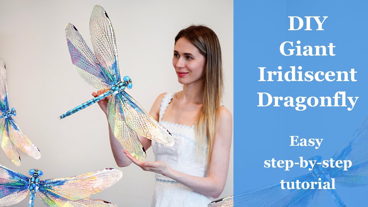 Easy Step By Step Tutorial On How To Make A Giant Dragonfly With