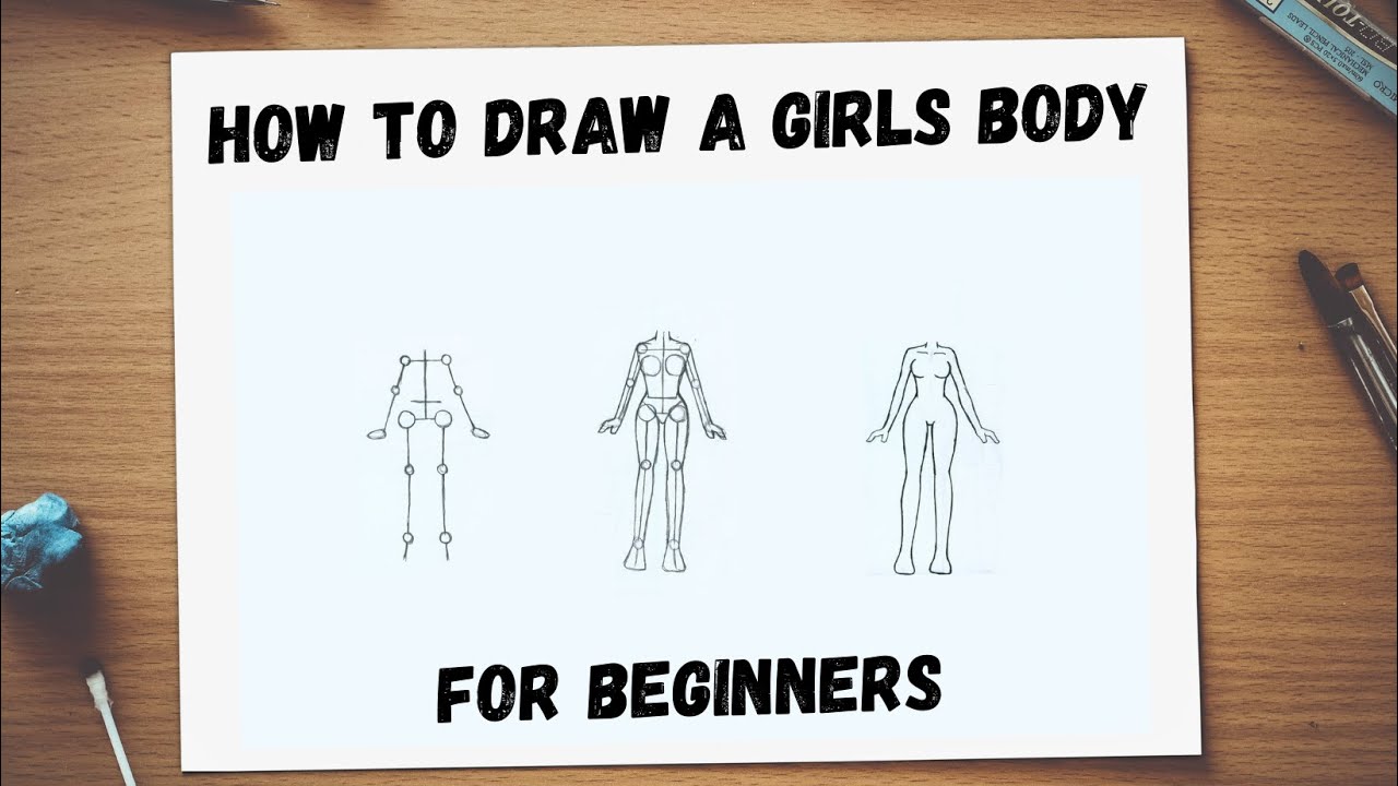 Girls Body Drawing Tutorial рџ For Beginners Youtube