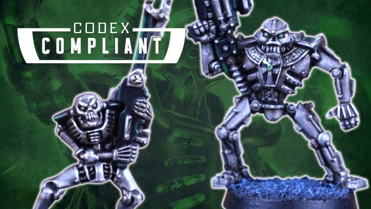 Necron Miniature Retrospective Codex Compliant Youtube