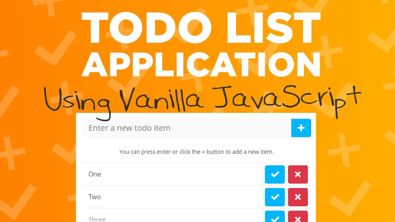 Beginner Vanilla Javascript To Do Application 68 Devdrawer