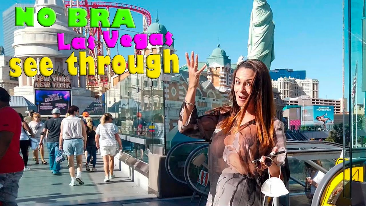 No Bra Sheer Blouse Las Vegas Nv Youtube