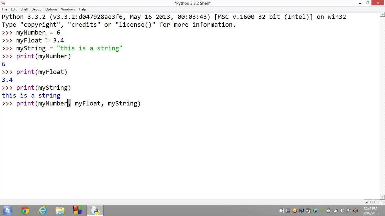 Python Tutorial 4 Variable Types Youtube