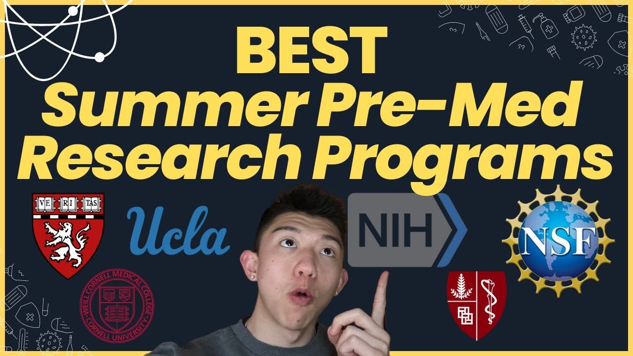 Best Summer Research Opportunities For Premeds Youtube