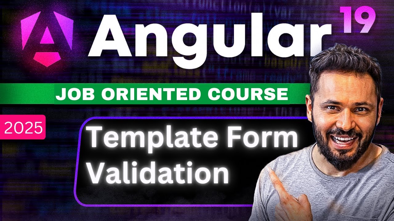 Angular 19 Tutorial 40 Template Driven Forms Validation Made Easy