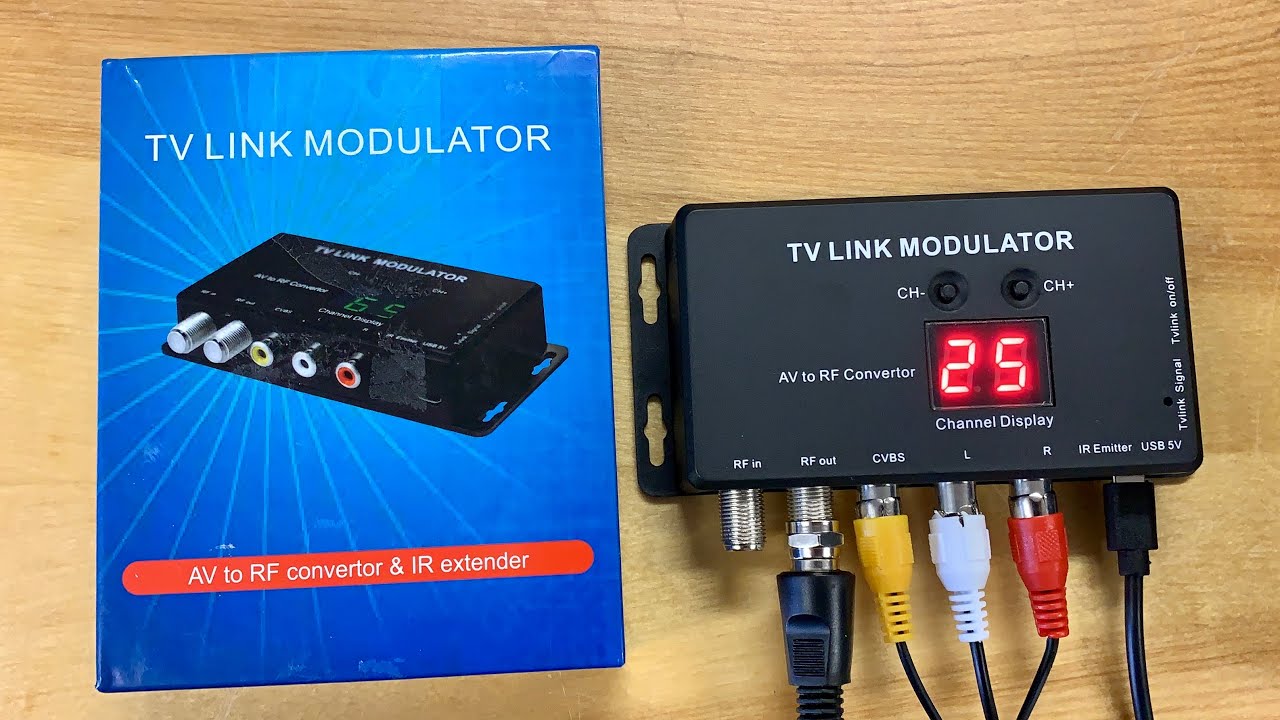 Mini Analog Tv Channel Modulator Works Great To Make Your Own Home Tv