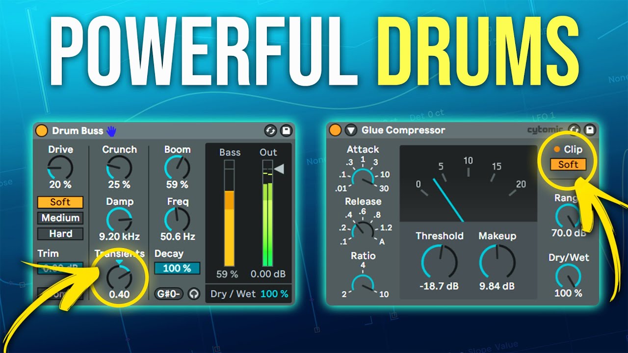 How To Make Your Drums Punch Hard In Ableton 12 Youtube