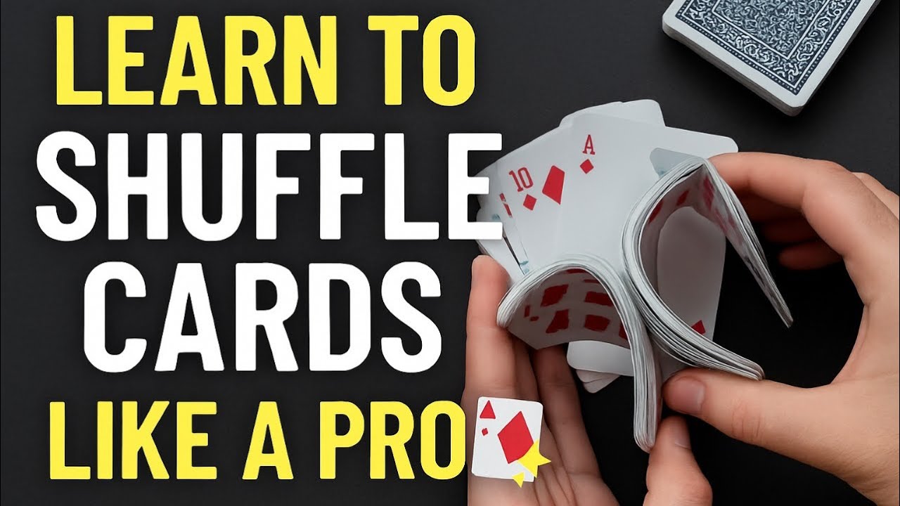 How To Shuffle Cards Like A Pro Easy Card Shuffling Tutorial For