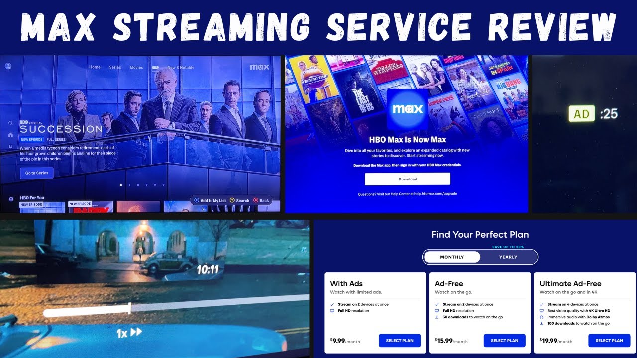 Max Streaming Service Review Youtube