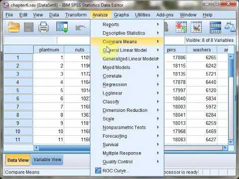 Confidence Interval In Spss Youtube