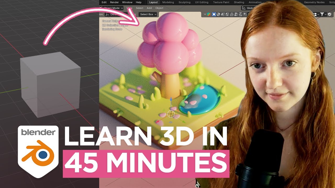 Cute Blender Tutorial For Beginners 2026 Youtube
