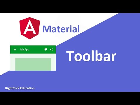 Angular Material Toolbar Angular Material Tutorial 26 Youtube