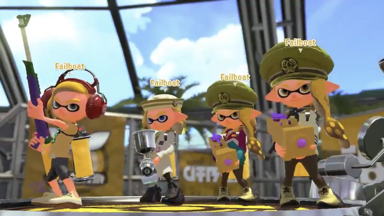 Splatoon 2 Failboat 10th Anniversary Takeover Teddygal30 S