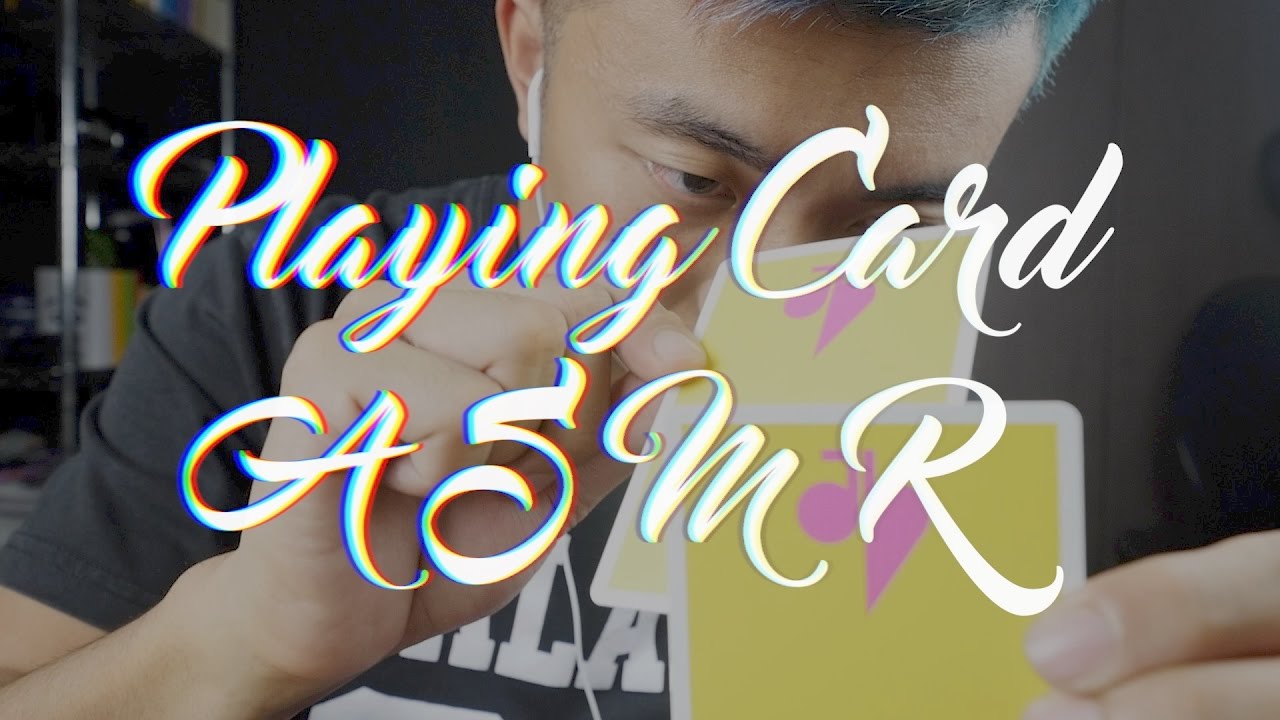 Playing Card Asmr Youtube