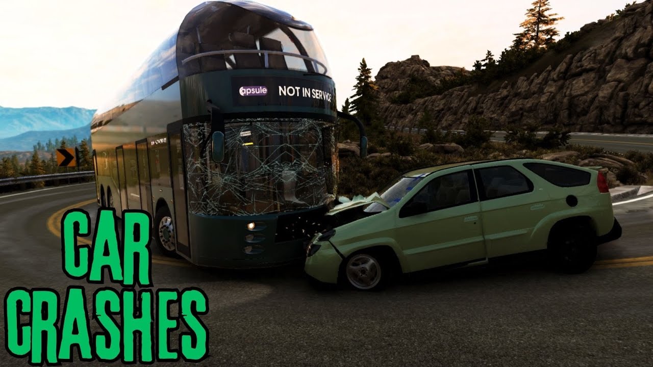 Realistic Car Crashes 2 Beamng Drive Youtube