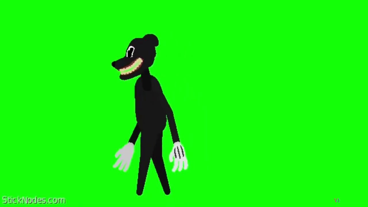 Stick Nodes Cartoon Dog Jumpscare Green Screen Youtube