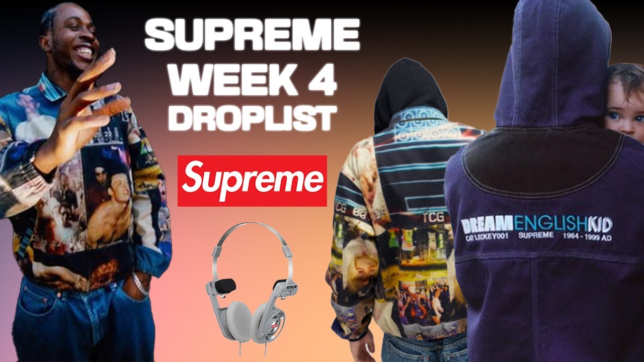 Supreme Week 4 Drop List Youtube