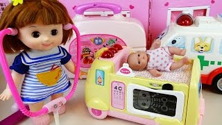 Doctor Kit And Baby Doll Ambulance Hospital Car Toys Play Toypuddingtv ...