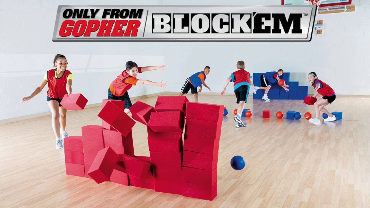 Build And Block Indoor Pe Game Youtube