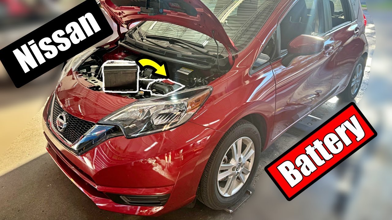How To Nissan Versa Battery Replacement Diy Easy Youtube