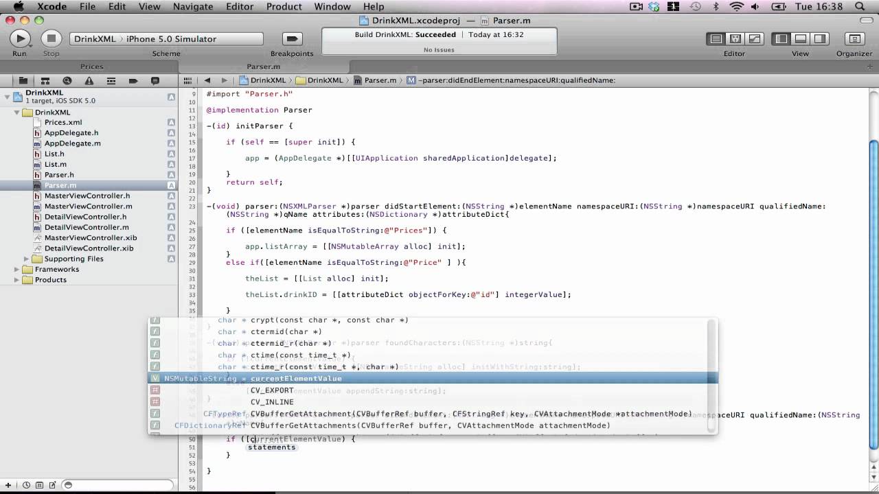 Iphone Tutorials Xml Parsing Part 2 Youtube