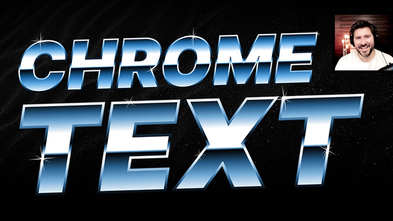 Inkscape Chrome Text Effect Step By Step Tutorial Youtube
