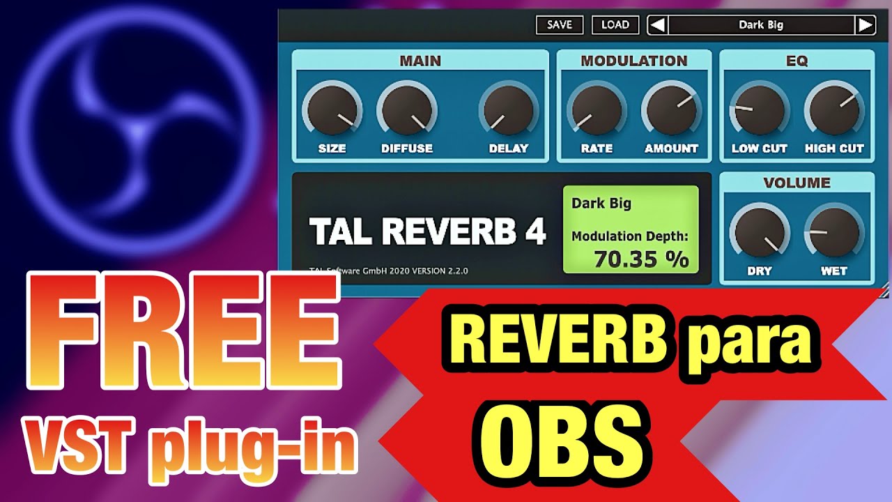 Como Adicionar Reverb Vst Plugin No Obs Gratuito Youtube